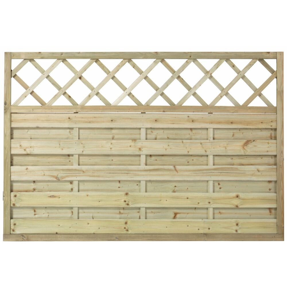 Plus Bergen, Havehegn m/espalier, 180x120 cm, natur - Silvan
