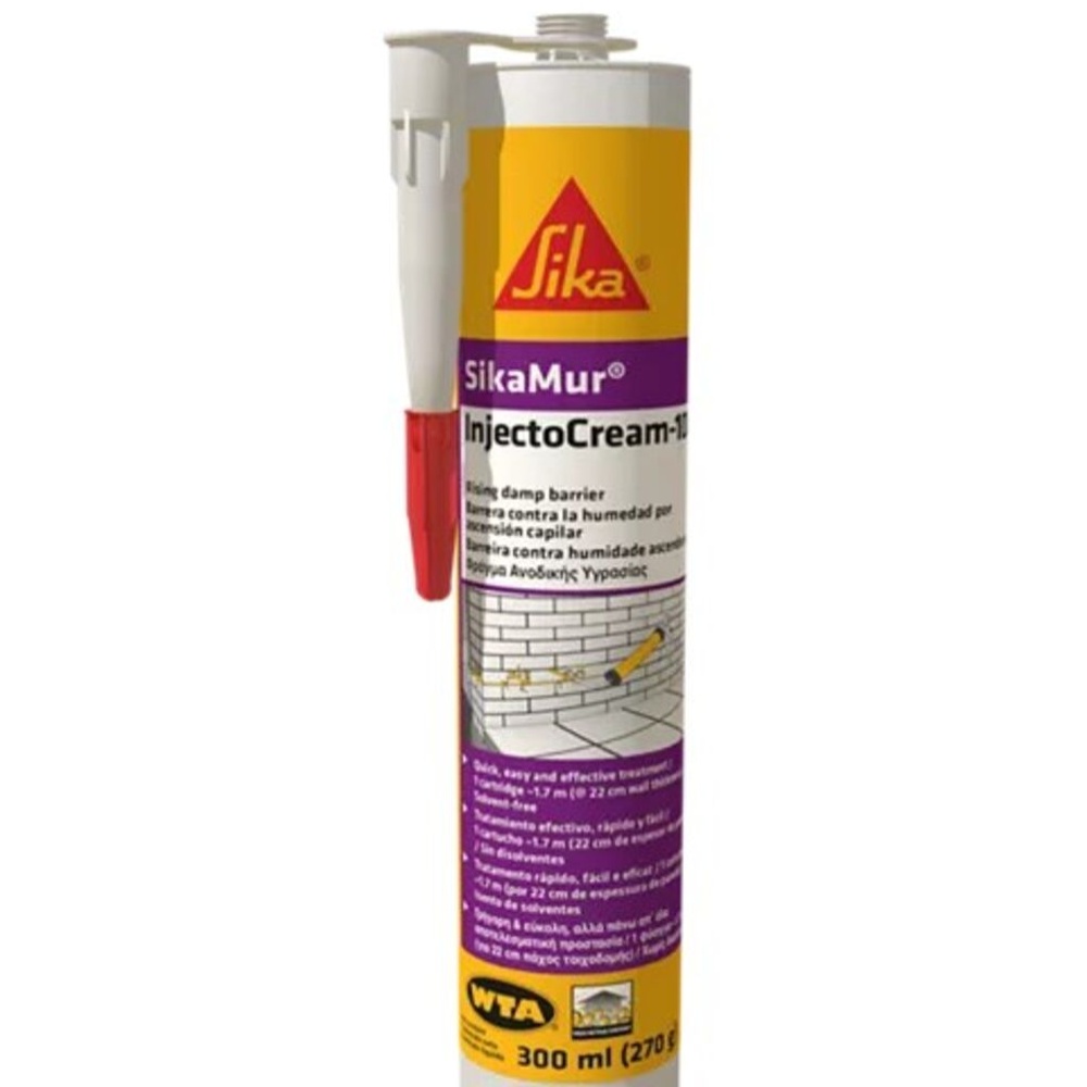 SikaMur® InjectoCream-100, Fugtspærre, 300 ml - Silvan