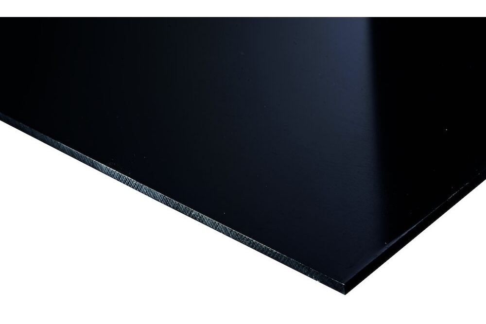 Rias, Plastplade, PE HD 300, sort, 5x500x660 mm - Silvan