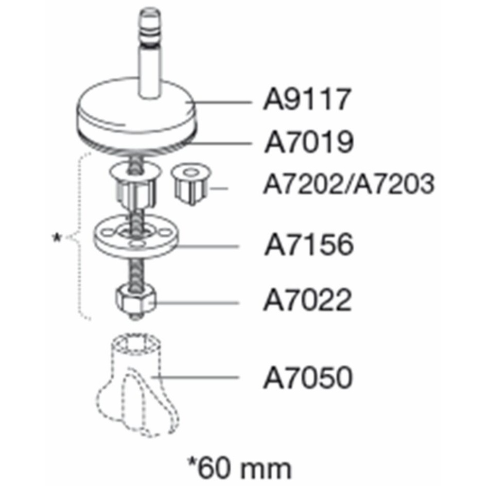 Pressalit, Beslag til toiletsæde, BS25 - Køb Toiletsæder online