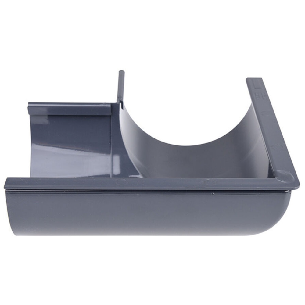 Plastmo Plast, Gering t/udv. hjørner, 90°, 12, grafit - Køb Tagrende ...