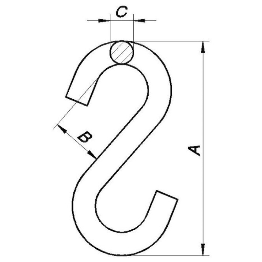 PN Beslag, S-krog, elforzinket - Silvan
