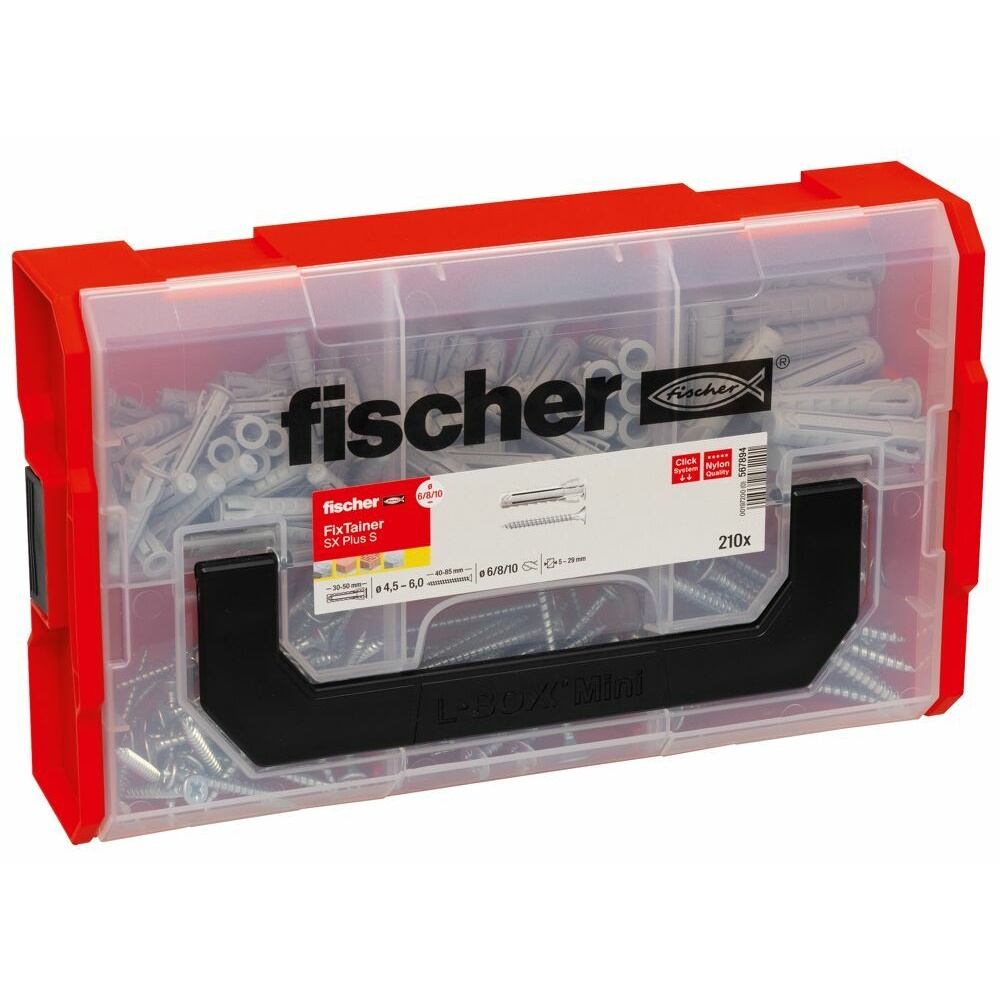 Fischer, Sortimentsboks, FixTainer SX Plus, 105 stk. - Køb ...
