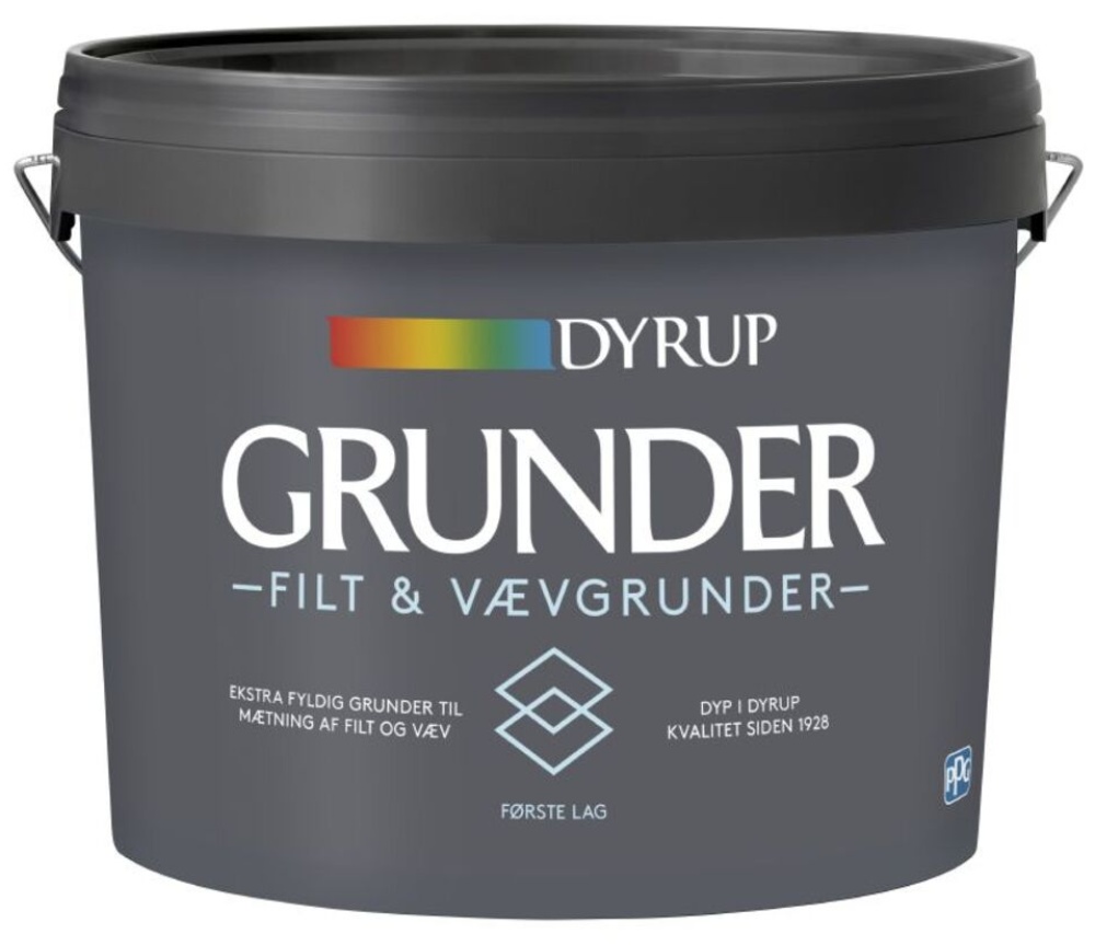 Dyrup, Filt- & Vævgrunder, 9 L - Silvan