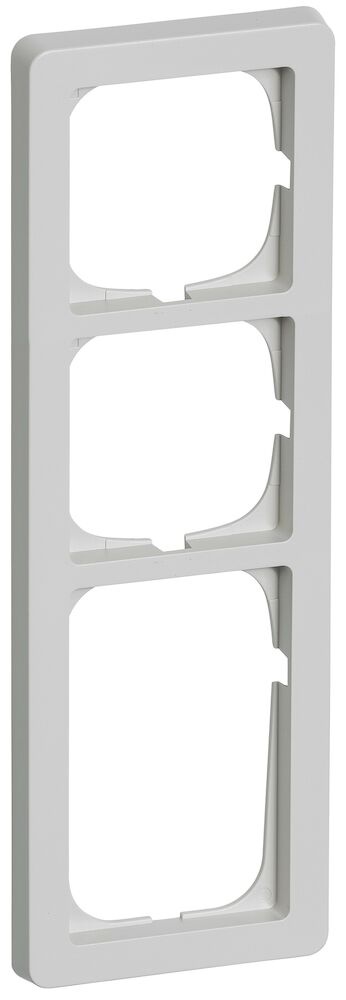 LK Fuga Baseline 63, Ramme, 3½ modul, grå - Silvan