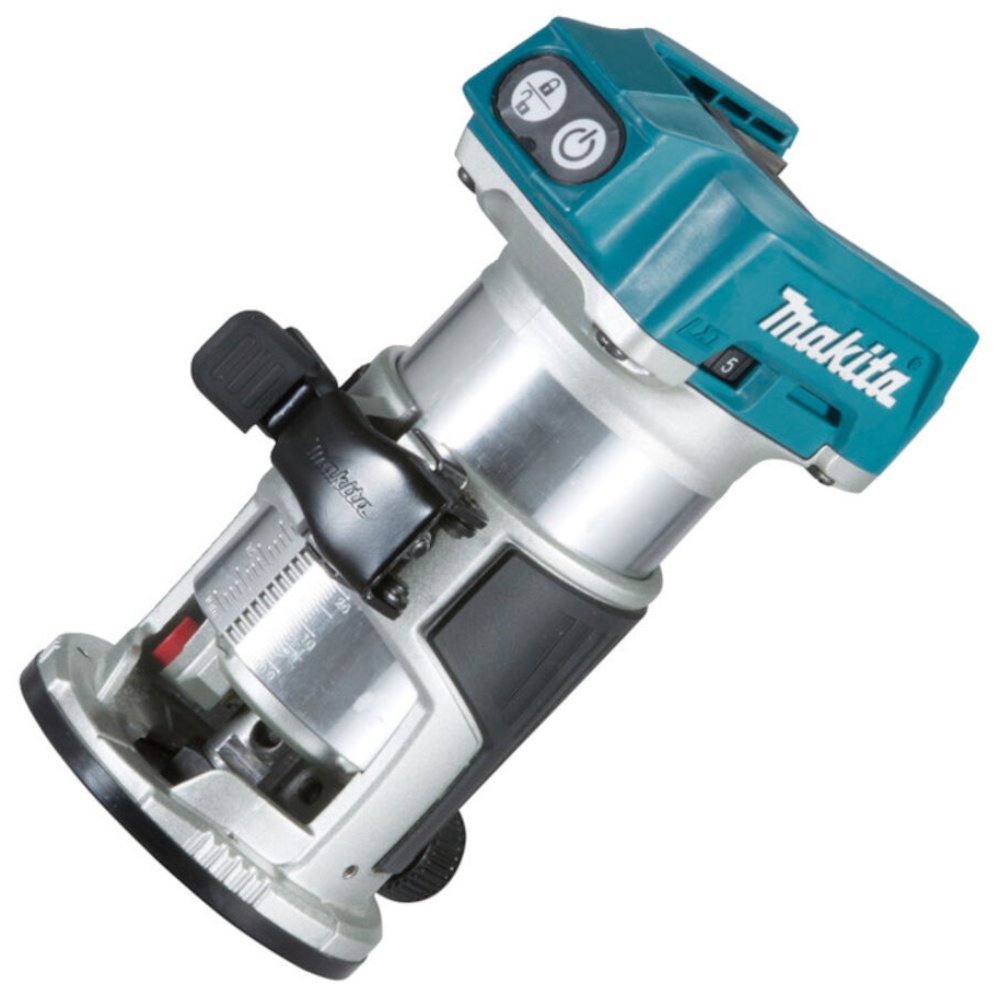 Makita, Fræser, ekskl. batteri, DRT50ZJ LXT, 18 V - Silvan