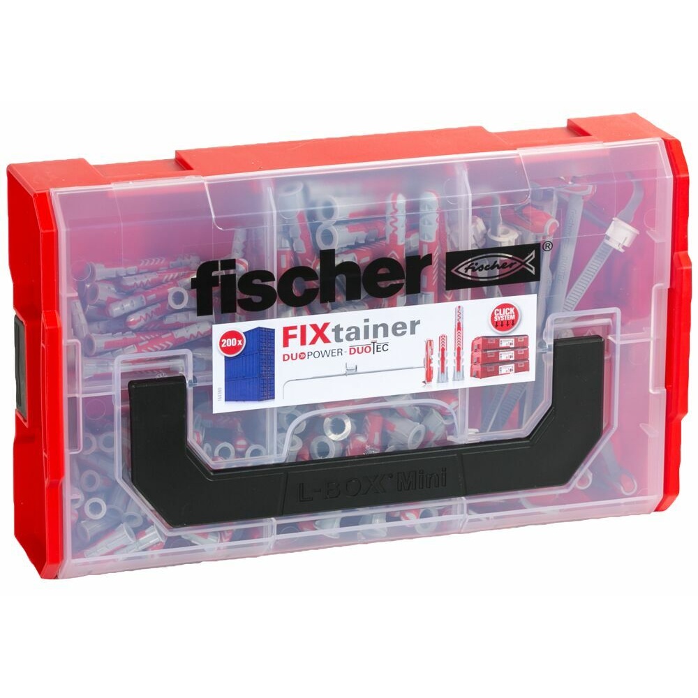 Fischer, Fixtainer, DuoPower/DuoTec, 200 stk. - Silvan