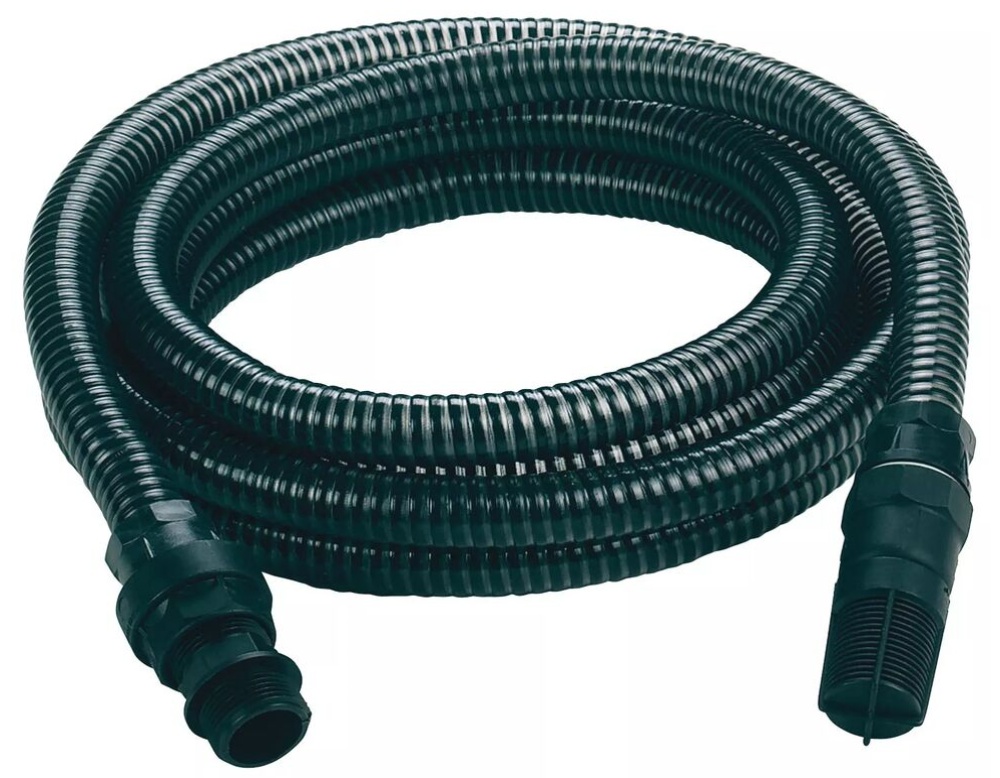 Einhell, Sugeslange til vandpumpe, sort, Ø25 mm, 4 m - Silvan