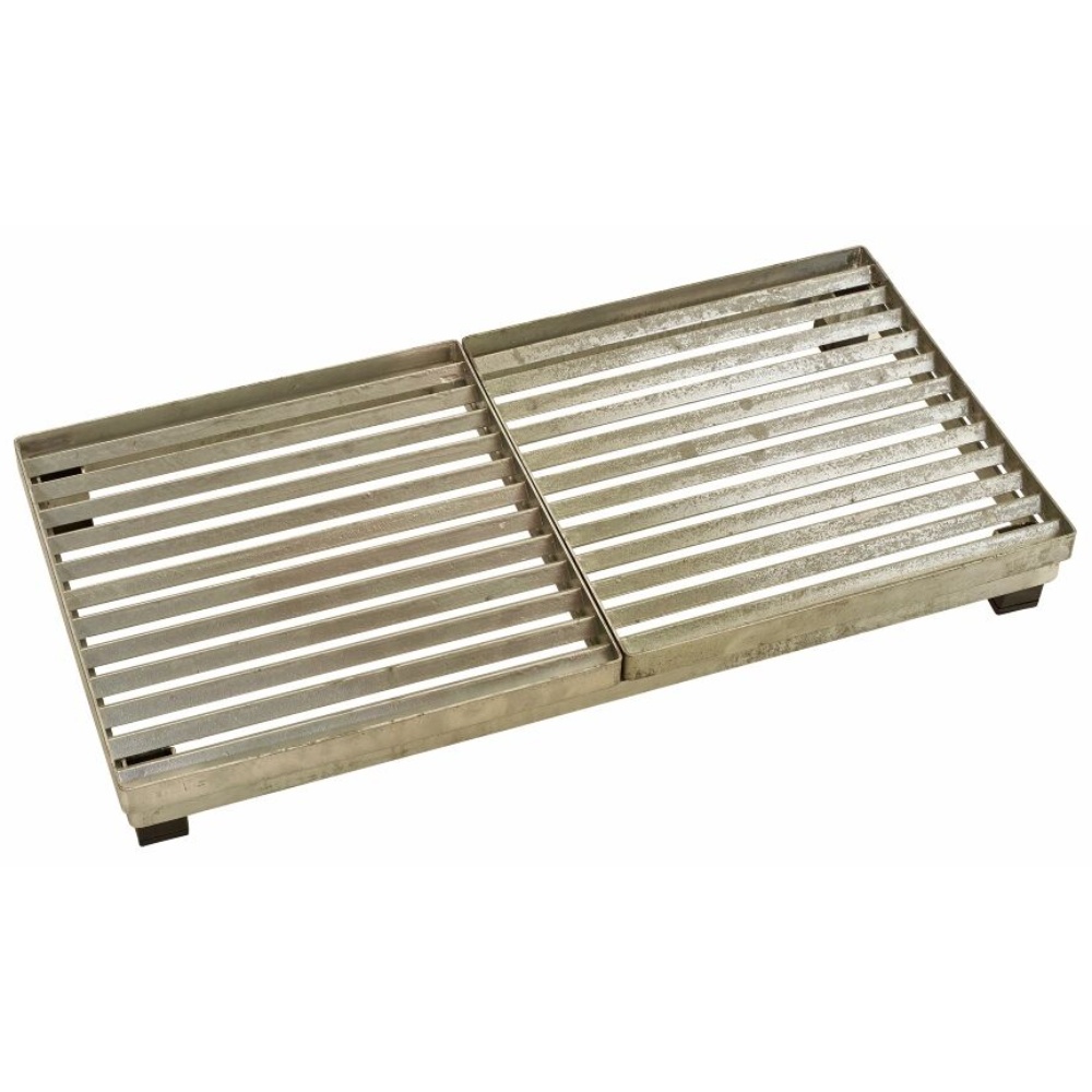 Plus, Rist, Cubic, varmgalvaniseret stål, 80 x 40 cm - Køb Skraberiste ...