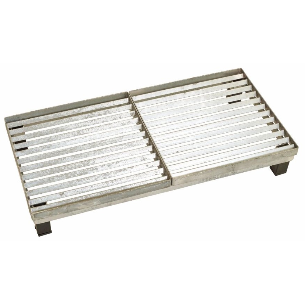 Plus, Rist, Cubic, varmgalvaniseret stål, 80 x 40 cm - Køb Skraberiste ...