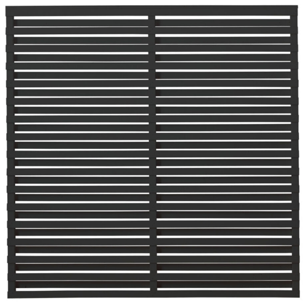 Plus Osaka, Havehegn, 180x180 cm, sort - Silvan