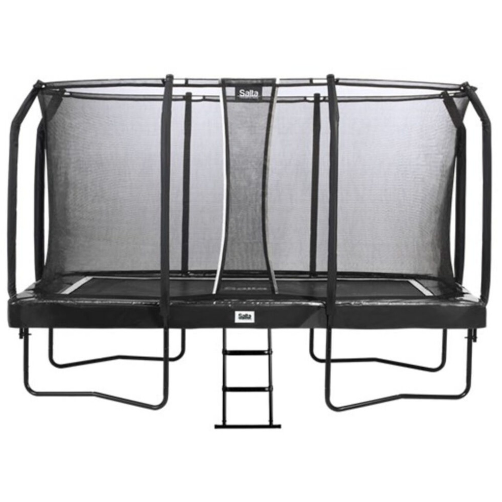 Salta, Trampolin m/net og stige, First Class, 244x427 cm - Silvan