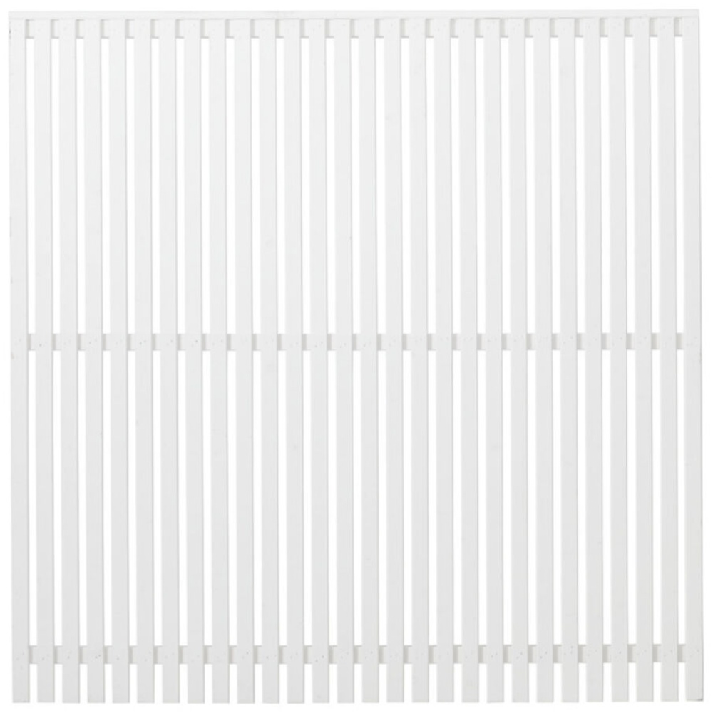 Plus Sendai, Havehegn, 180x180 cm, hvid - Silvan