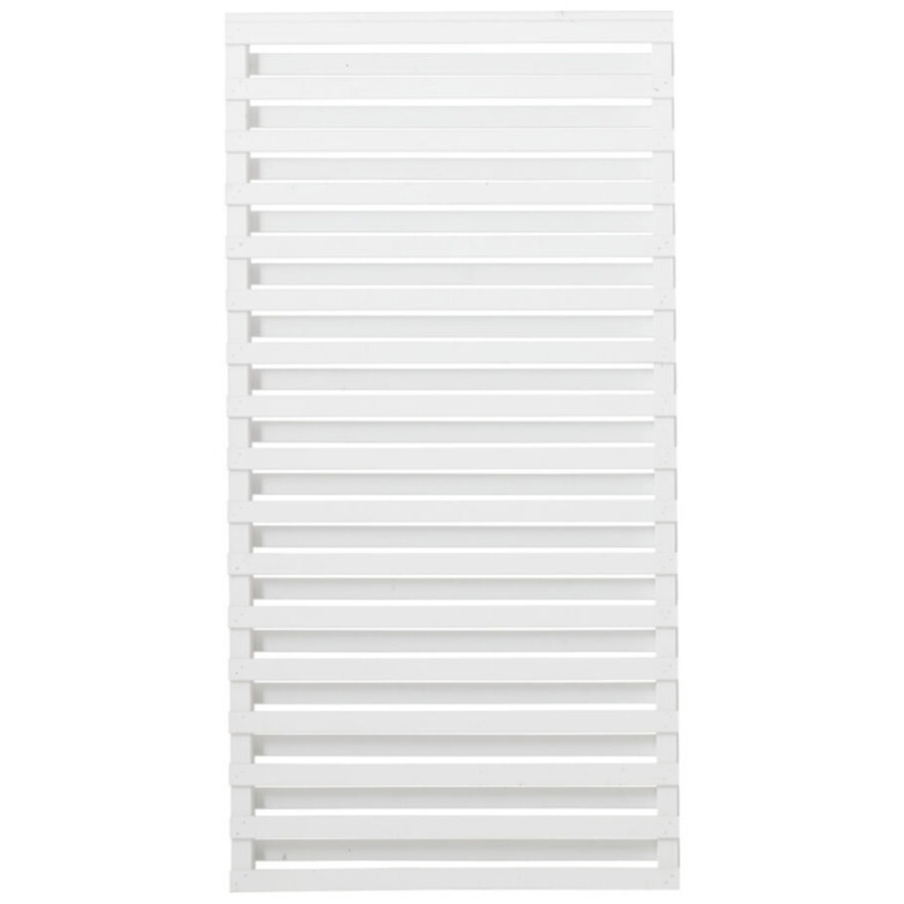 Plus Osaka, Havehegn, 90x180 cm, hvid - Silvan