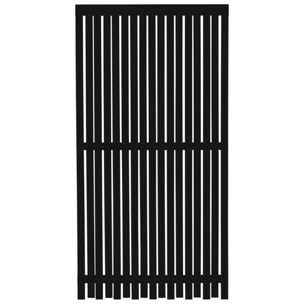 Plus Nagano, Havehegn, 90x180 cm, sort - Silvan