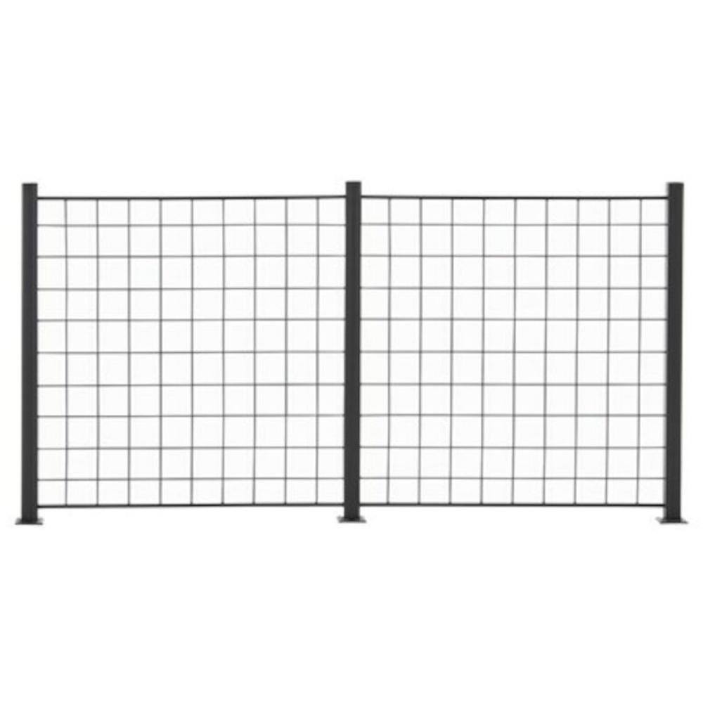 Hortus, Espalier m/3 alu-stolper, antracitgrå - Køb Espalier online