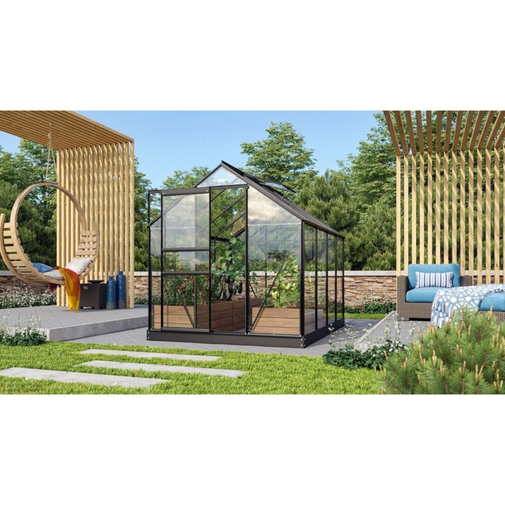 Vitavia Venus 5000, Drivhus, sort, 5 m² - Silvan