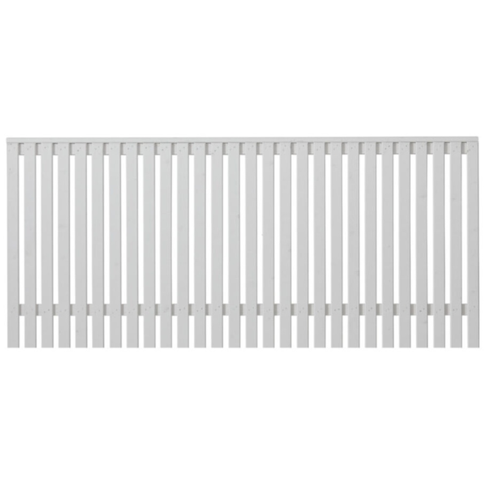 Plus Sendai, Havehegn, 180x80 cm, hvid - Silvan