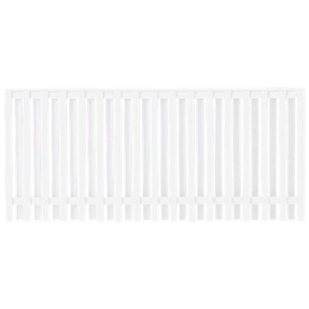 Plus Nagano, Havehegn, 180x80 cm, hvid - Silvan