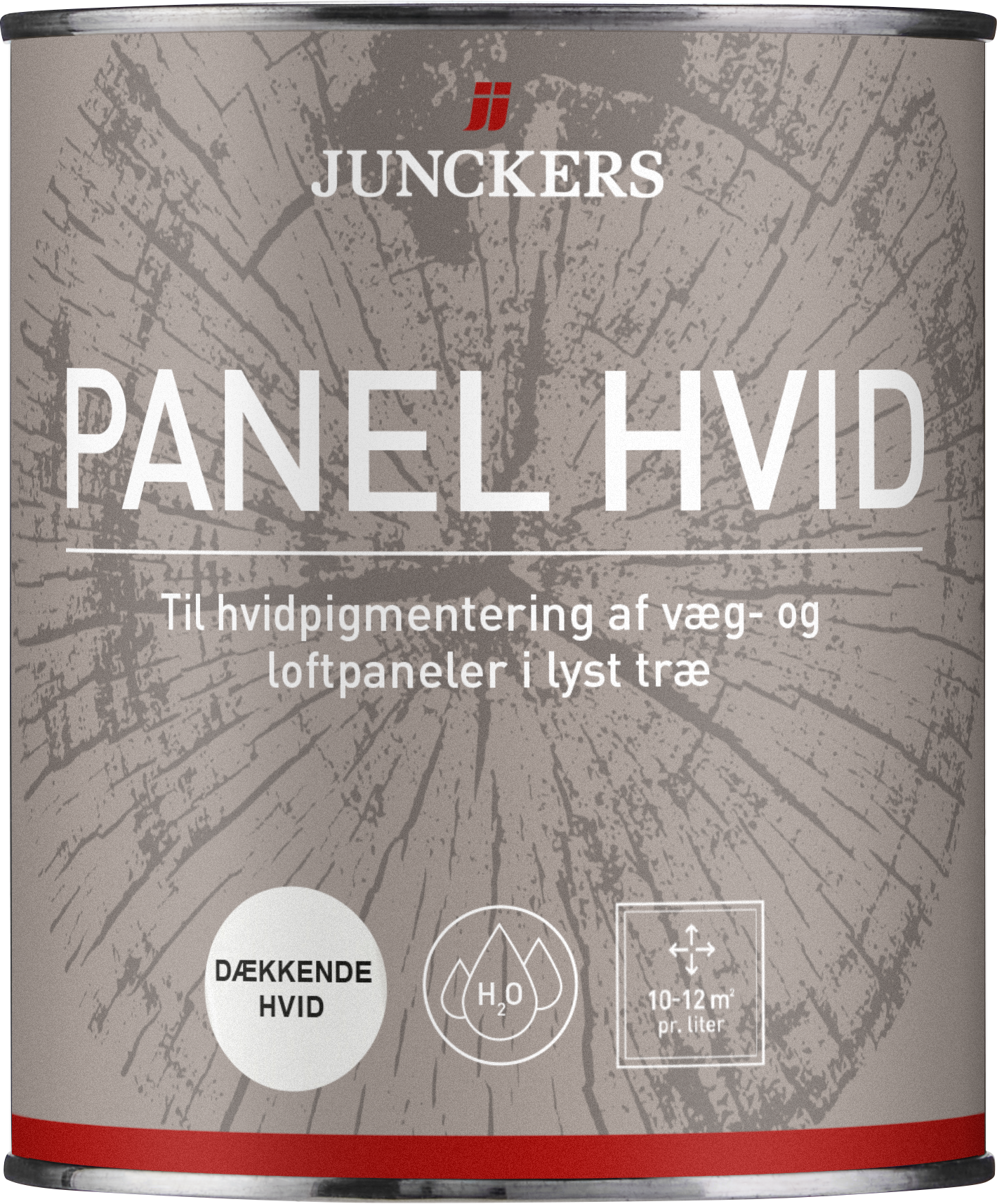 Junckers, Maling, Panel Hvid, dækkende hvid, 0,75 L - Silvan