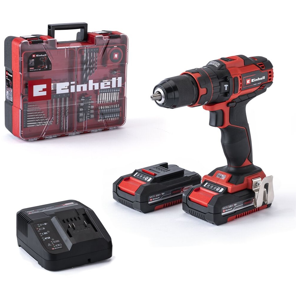 Einhell, Slagboremaskine, inkl. batteri, TE-CD 18/40 Li-i + 64, 18 V ...