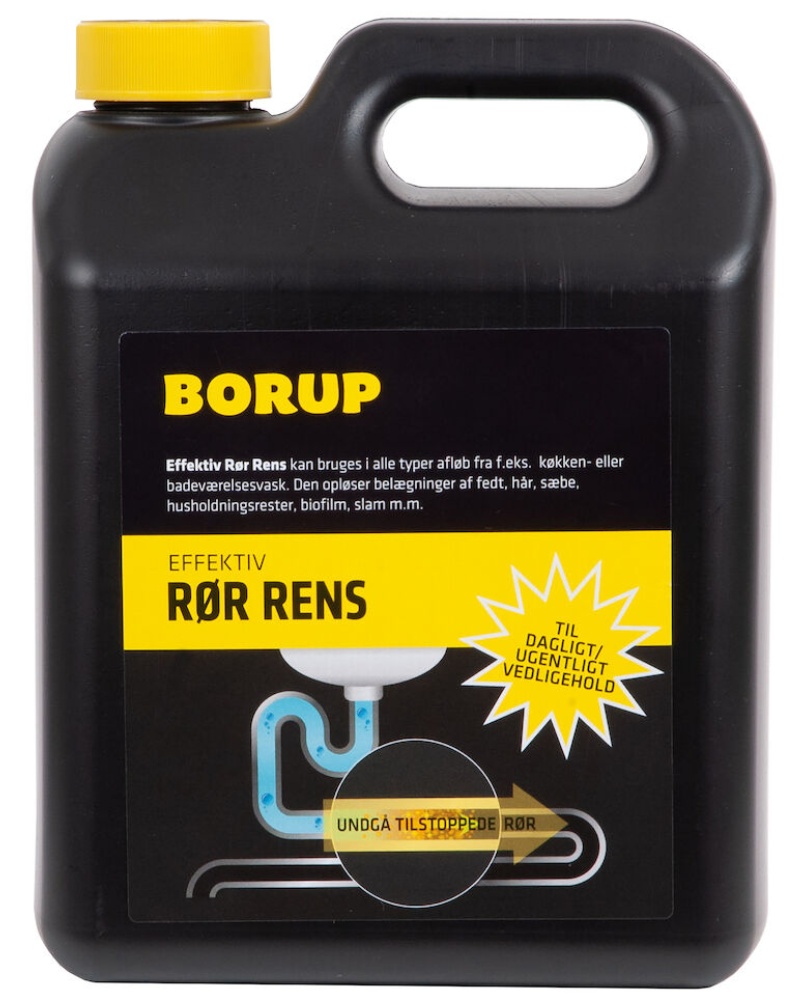 Borup Kemi, Rør Rens, Effektiv, 2,5 L - Silvan