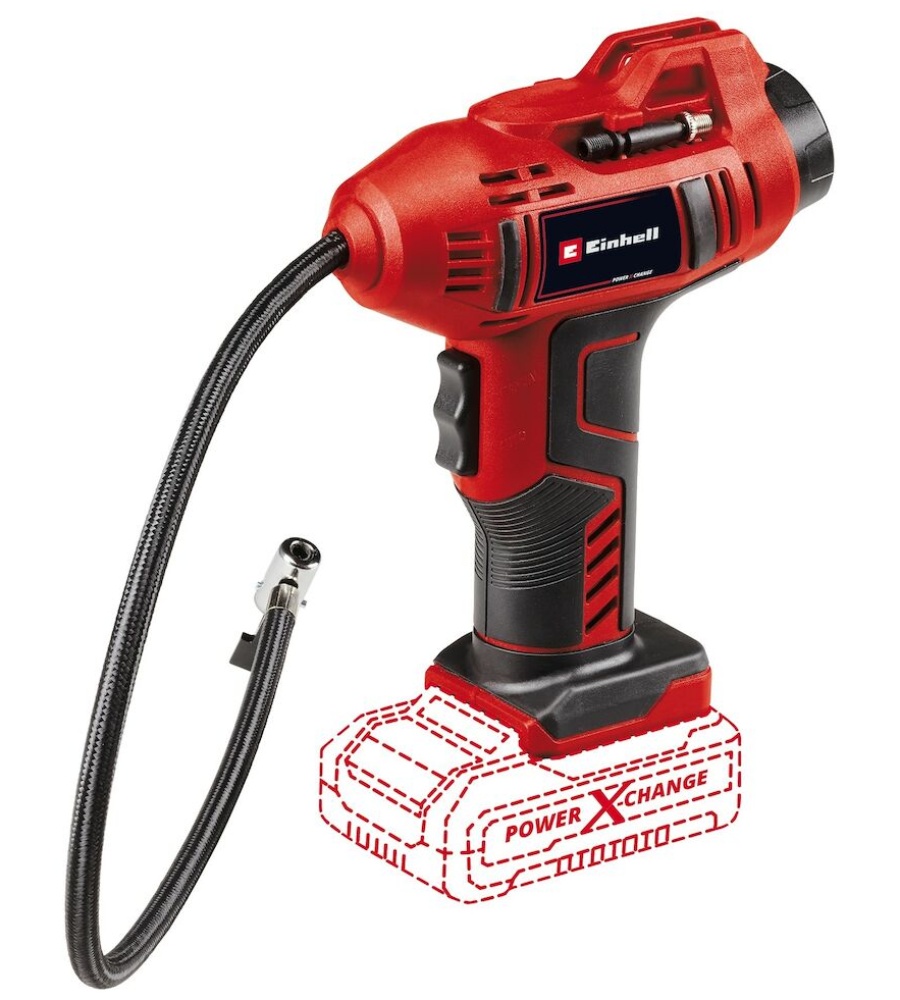 Einhell, Autokompressor, ekskl. batteri, CE-CC 18 Li-Solo, 18 V - Silvan