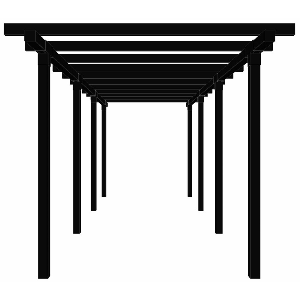 Plus, Pergola, dobbelt, 3 moduler, sort - Køb Havepavilloner online Plus, Pergola, dobbelt, 3 moduler, sort - Køb Havepavilloner online