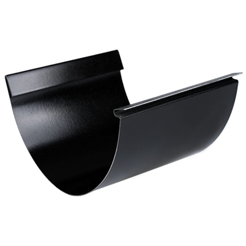 Plastmo Sort Stål, Samlestykke, 12 - Køb Tagrende tilbehør online