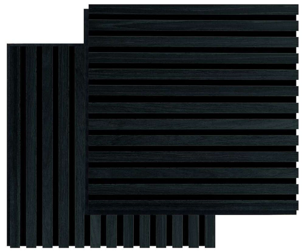 FibroTech, Akustikpanel, Square, sort eg, 22x520x520 mm - Silvan
