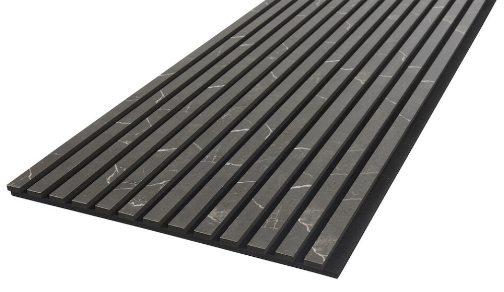 FibroTech, Akustikpanel, Stone, Pattern, 18x520x2440 mm - Silvan