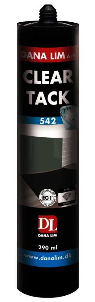 Dana Lim, Fugemasse, Clear Tack 542, 290 ml - Silvan