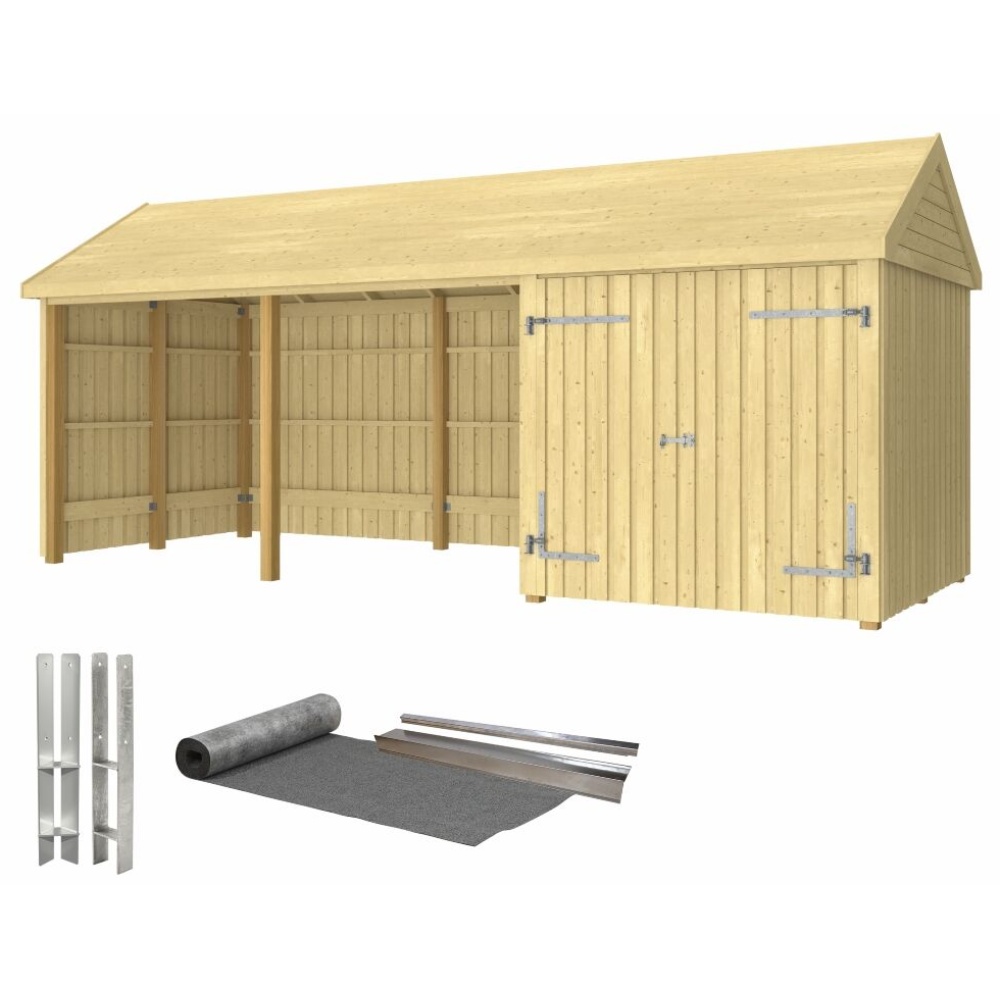 Plus Classic, Redskabsskur, 14,5 m² - Silvan