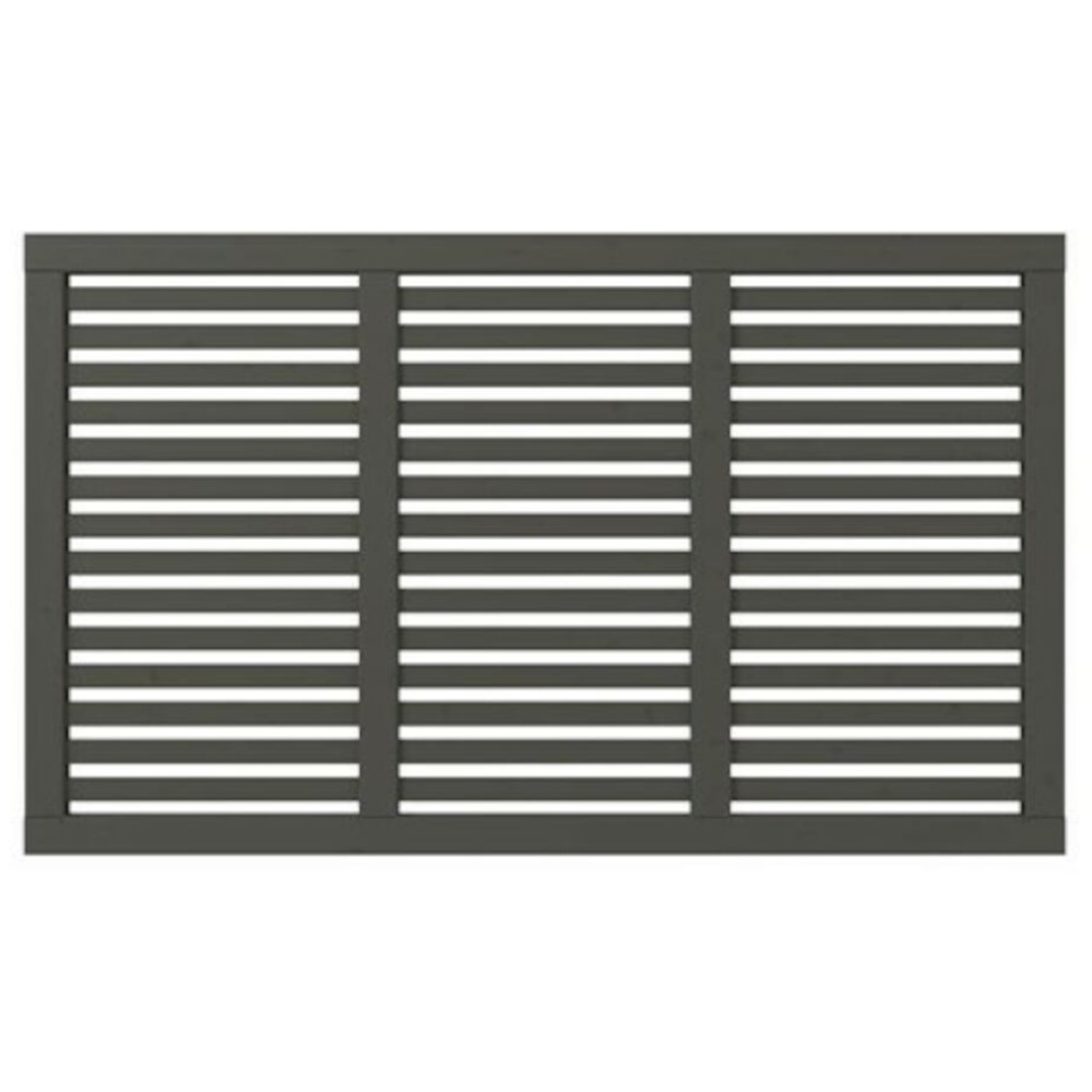 Plus Harmoni, Havehegn, 180x107 cm, grå - Køb Træhegn online