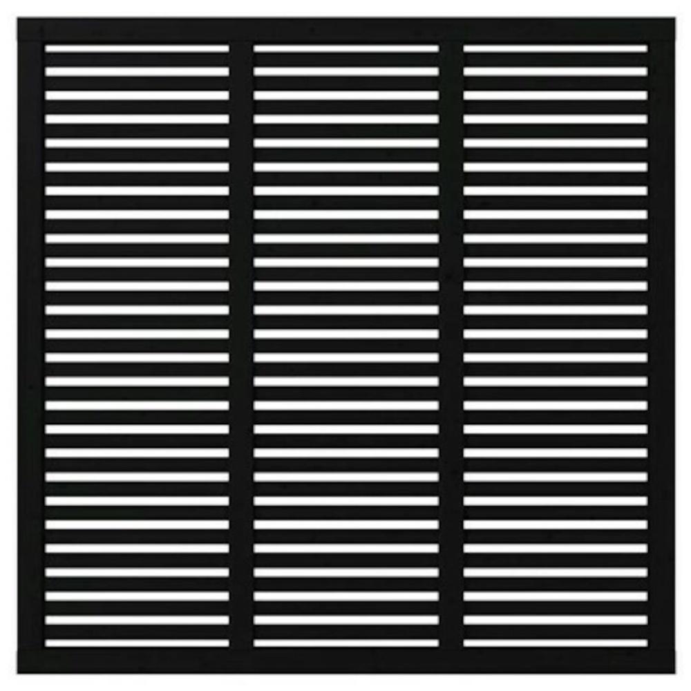Plus Harmoni, Havehegn, 180x180 cm, sort - Silvan