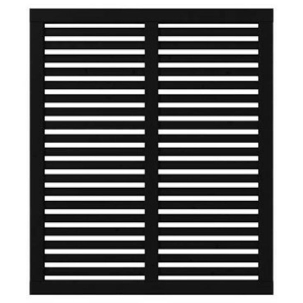 Plus Harmoni, Havehegn, 120x140 cm, sort - Silvan