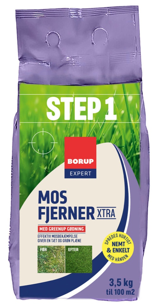 Borup Expert Step 1, Mosfjerner, 3,5 kg - Silvan