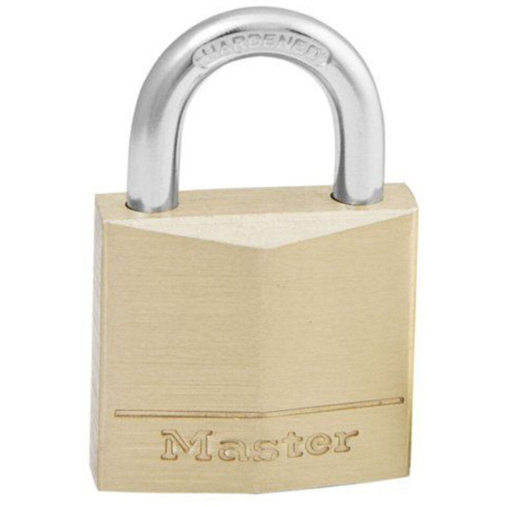 Master Lock, Hængelås m/nøgle, 4-stift, 130D, 30 mm - Silvan