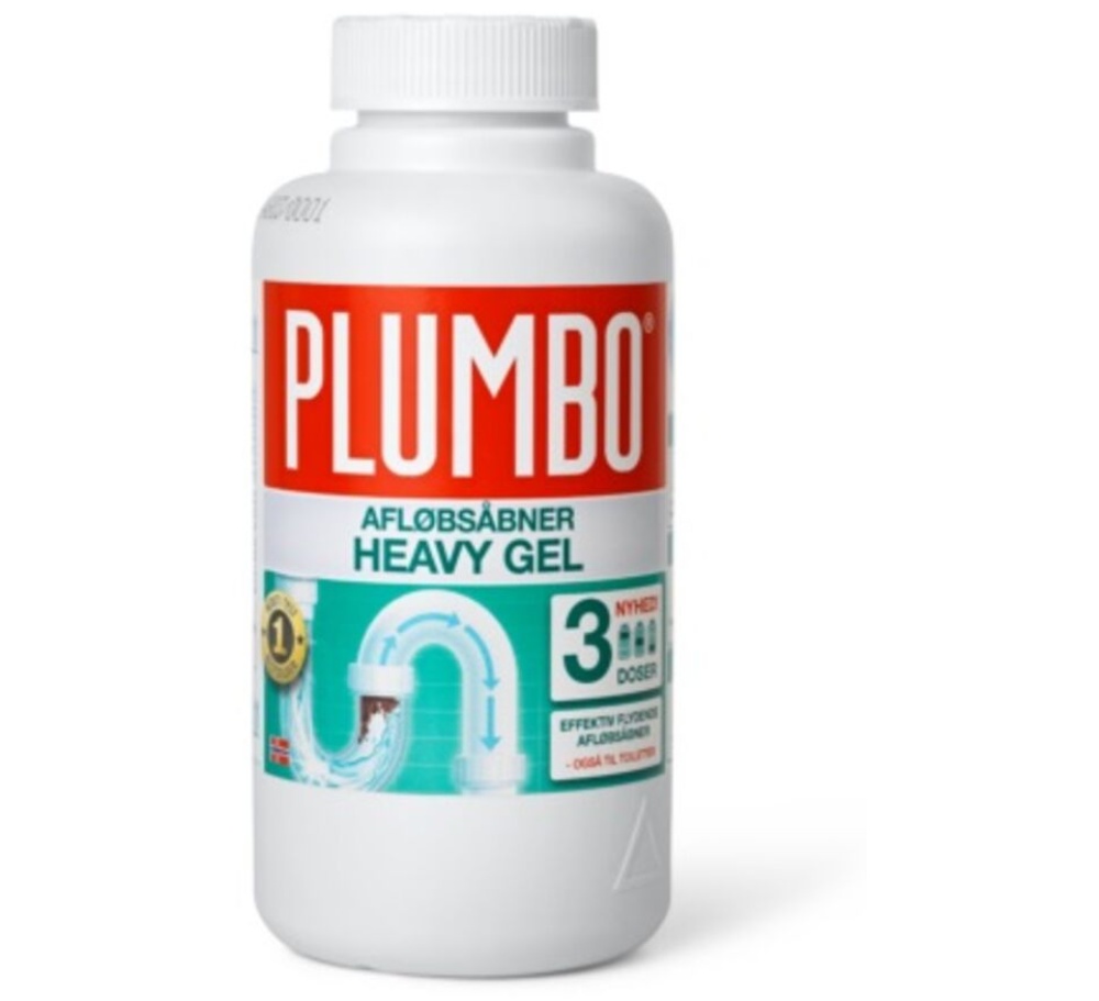Plumbo, Afløbsåbner, Heavy Gel, 550 g - Silvan