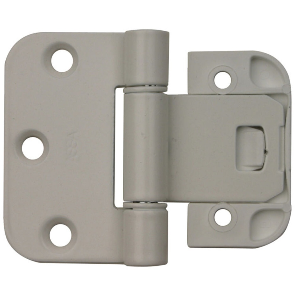 PN Beslag, Indstikshængsel, hvid, 34x65 mm - Silvan