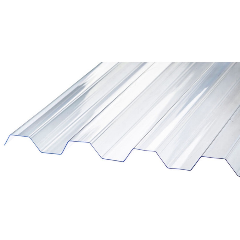 Rias Sunlux 2000 PC, Trapezplade, 0,8x115x6200 mm, glasklar - Silvan