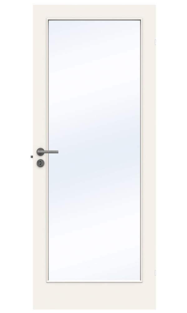 Swedoor, Indvendig dør m. glas, Easy GW1, hvid - Silvan