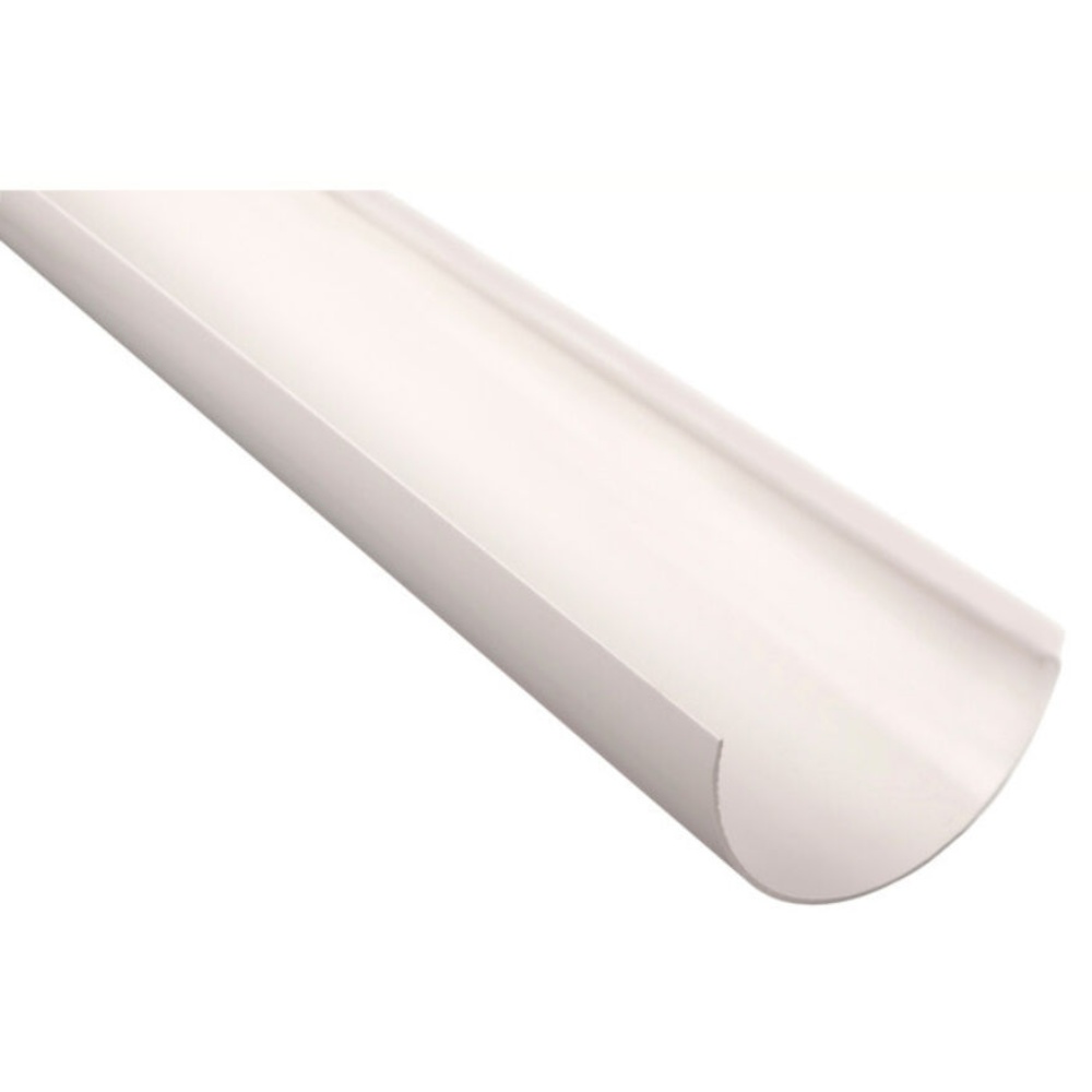 Tagrende 10, 3 m, hvid - Køb Tagrender & nedløbsrør online