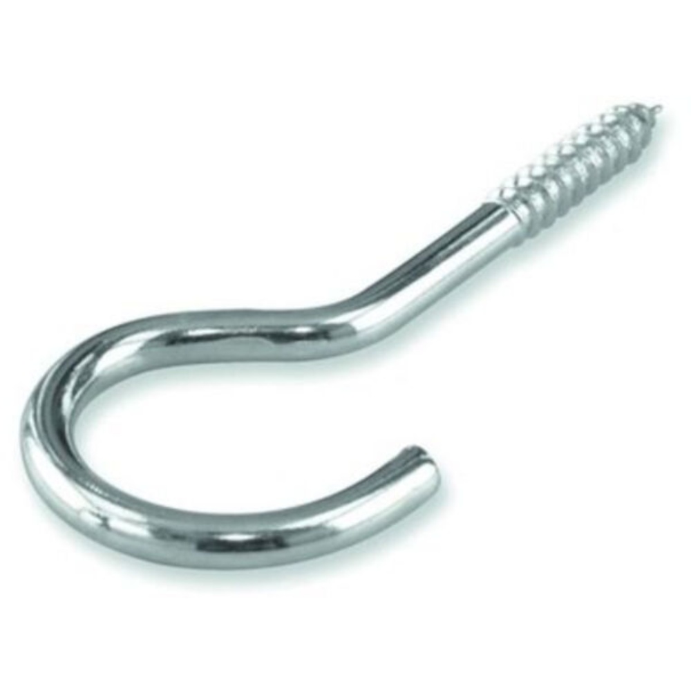 Kram, Skruekroge, rustfrit stål, Ø3,0x40 mm, 4 stk. - Silvan