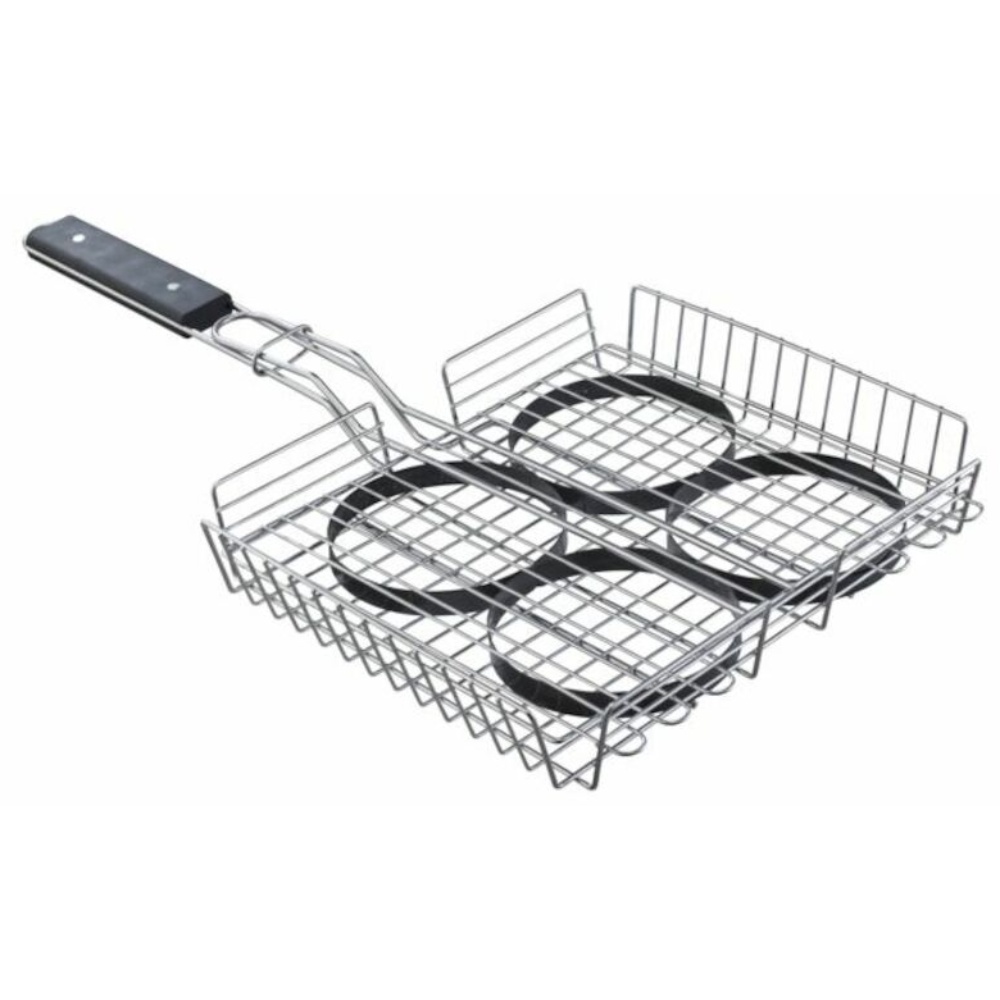 Grillkurv til bøffer, 27 cm x 31 cm - Silvan