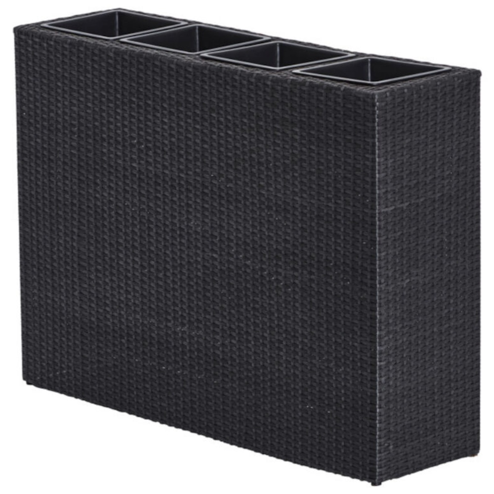 Plantekasse m. 4 rum, Marche, 95x27,5 cm - Silvan