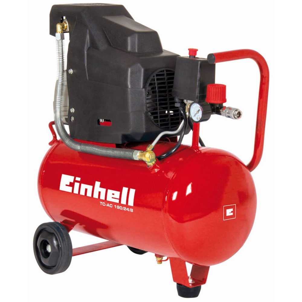 Einhell, Kompressor, TC-AC 190/24/8, 8 bar, 24 L - Køb Kompressor online