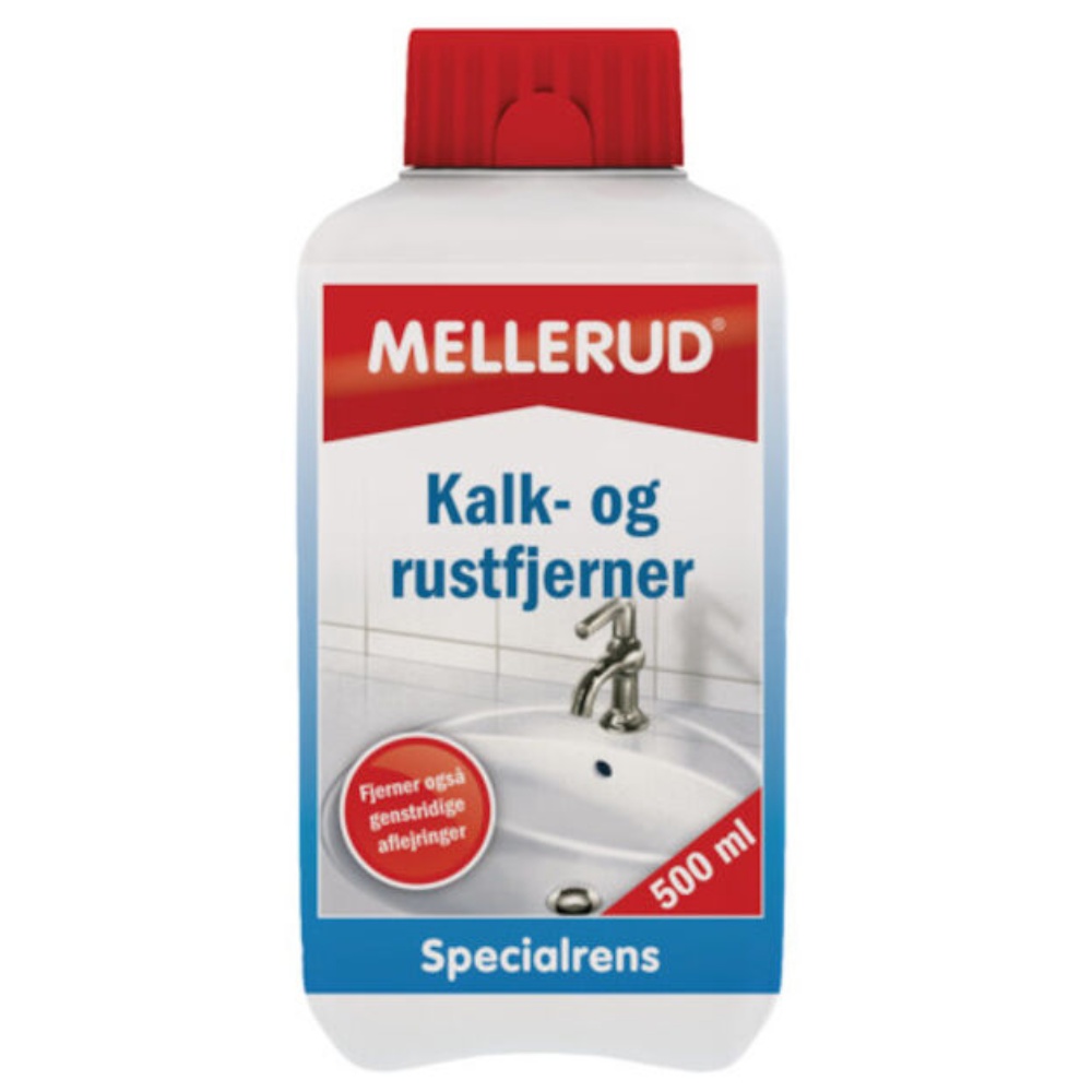Mellerud, Kalk- og rustfjerner, 0,5 L - Køb Rengøringsmidler online