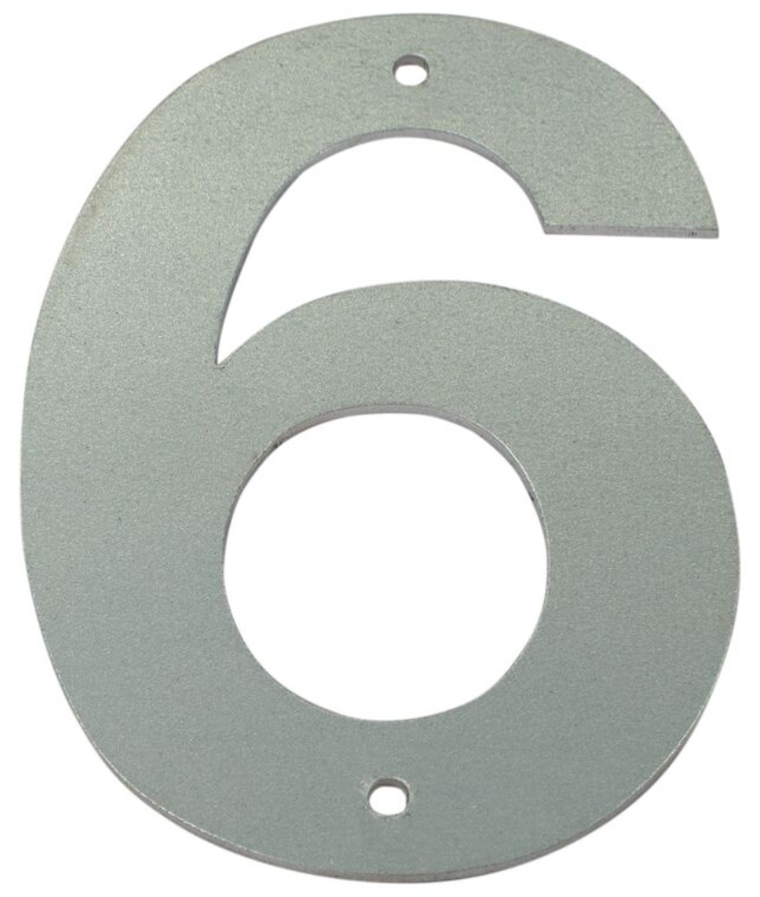 Jasa, Husnummer 6, galvaniseret, 100 mm - Silvan