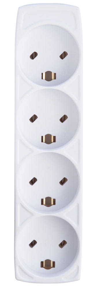 EDB-stikdåse, 4 udtag - Silvan